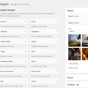 Ultimate floating widgets - Make popup sidebars - WordPress plugin
