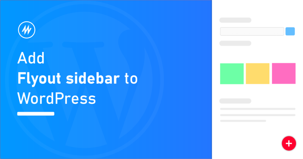 How to Add a Floating Flyout Sidebar in WordPress