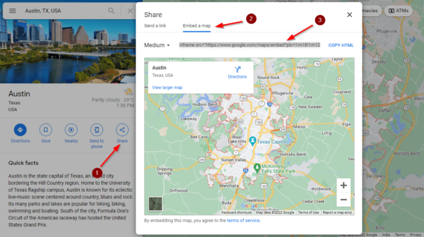 How to Embed Google Maps on your Website