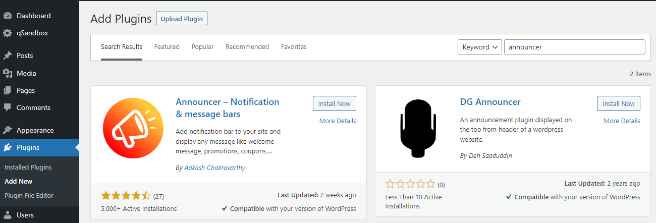 How to Display Announcements in a WordPress Blog