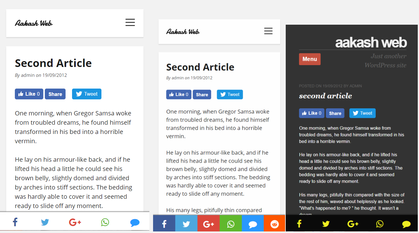 WP Socializer - Wordpress Plugin