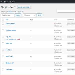 Shortcoder - Create Shortcodes for Anything - WordPress Plugin