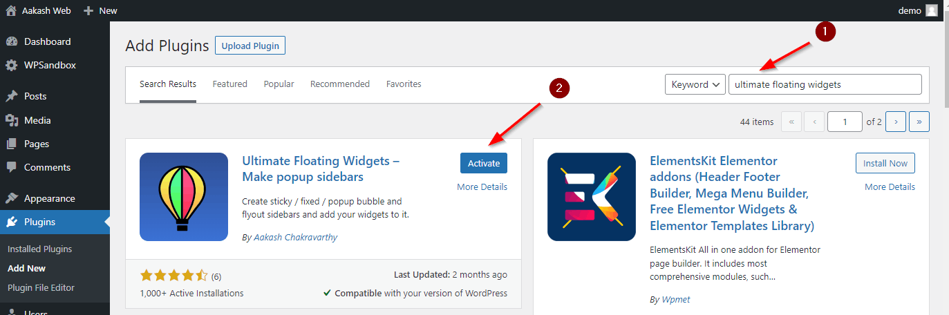 How to Add a Floating Contact Form Popup Widget in WordPress